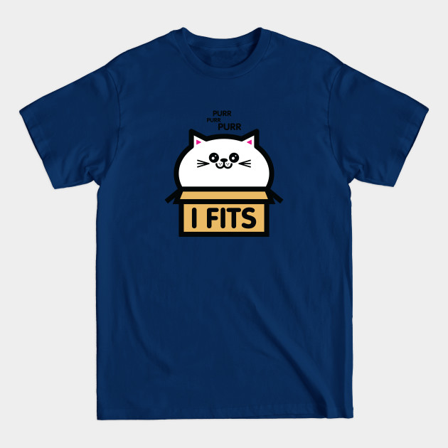 If I Fits I Sits - Cat Memes - T-Shirt sold by Elizabeth Lee | SKU ...