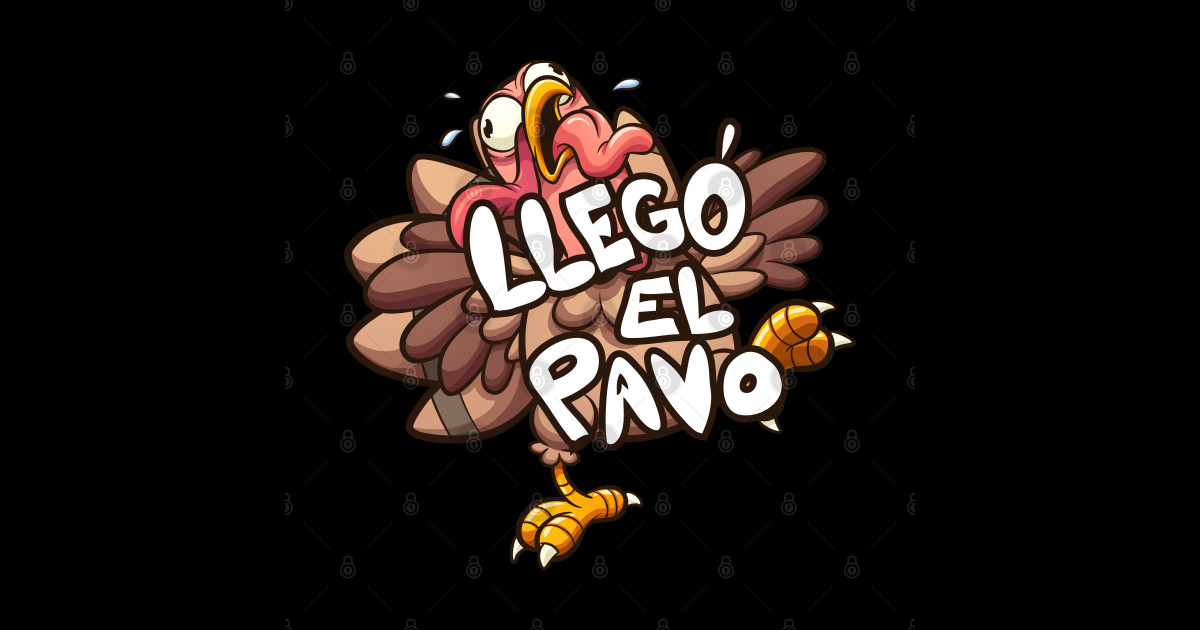 Llego el pavo - Turkey - Sticker | TeePublic