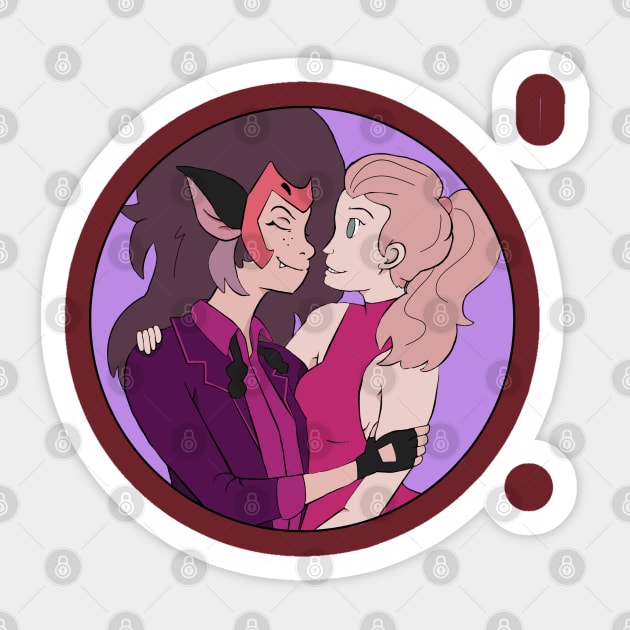 She Ra and Catra - Shera - Sticker | TeePublic
