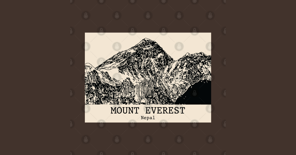 Mount Everest - Nepal - Mount Everest - T-Shirt | TeePublic