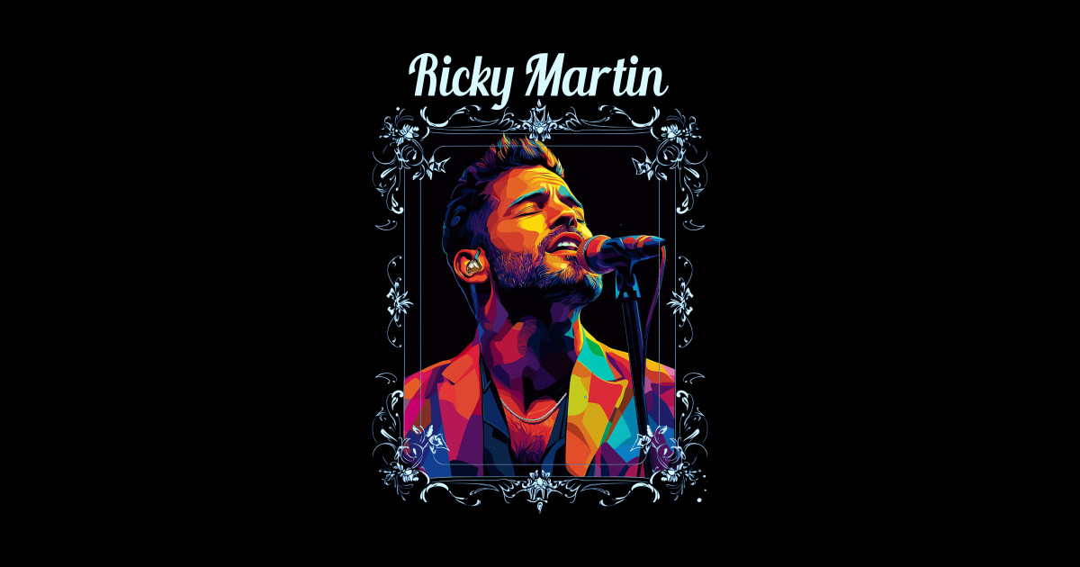 RICKY MARTIN MUSICIAN FAN ART - Ricky Martin Musician Fan Art - Sticker ...