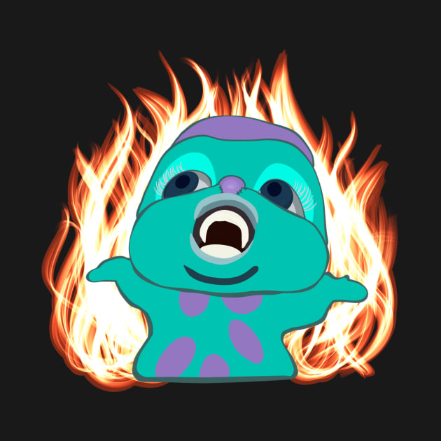 Bibble fire meme - Barbie - T-Shirt | TeePublic