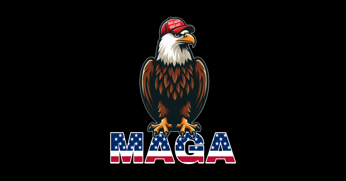 MAGA Eagle - Maga - Posters and Art Prints | TeePublic