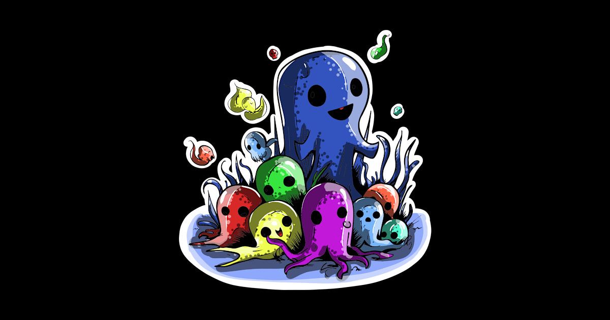 Color Ghosts - Ghost - Sticker | TeePublic