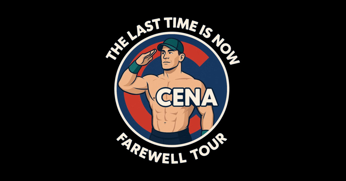 John Cena Farewell Tour 2025 Tribute – Final Run Legend Fan Edition Tee ...