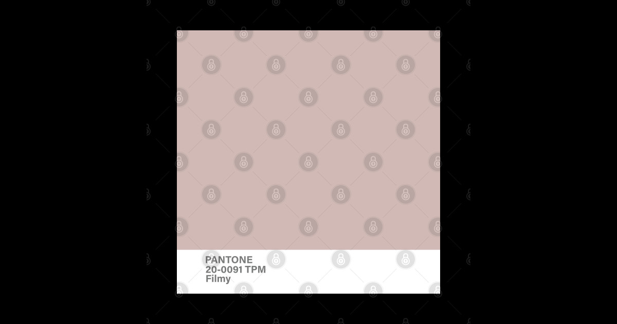 panton 20-0091 TPM Filmy - Pantone Color - Sticker | TeePublic
