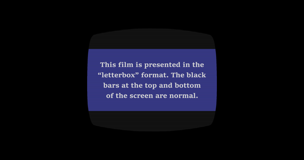 VHS Letterbox Format - Vhs - Sticker | TeePublic