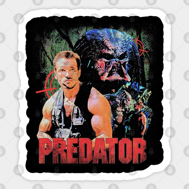 Predator 1987 Vintage - Predator - Sticker | TeePublic