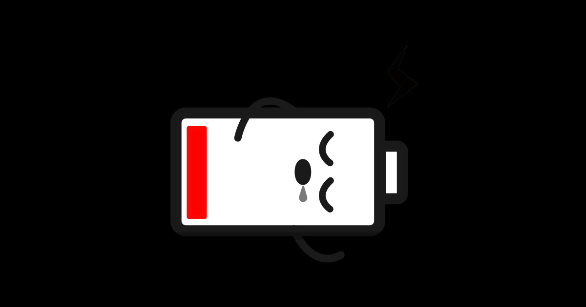 Time to Recharge - Battery - Sticker | TeePublic