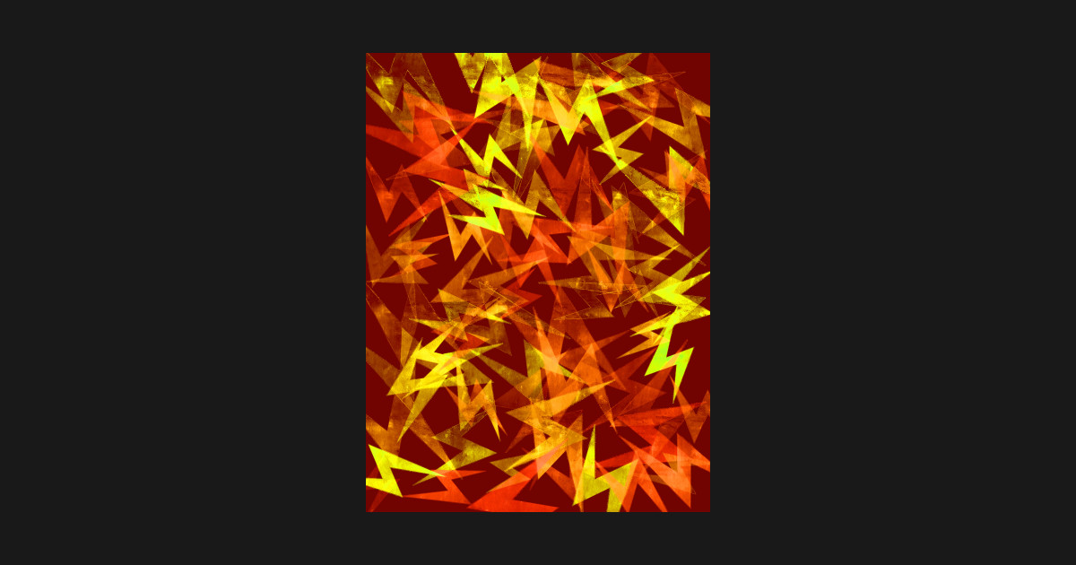 Zig Zag Lightning Bolts in Fall Colors - Zig Zag - T-Shirt | TeePublic