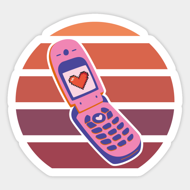 bring back flip phones - Bring Back Flip Phones - Sticker | TeePublic