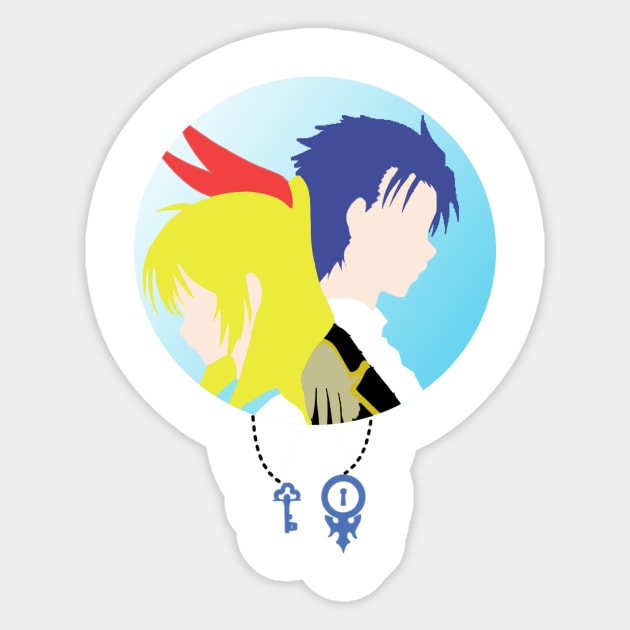 Chitoge and Raku - Chitoge - Sticker | TeePublic
