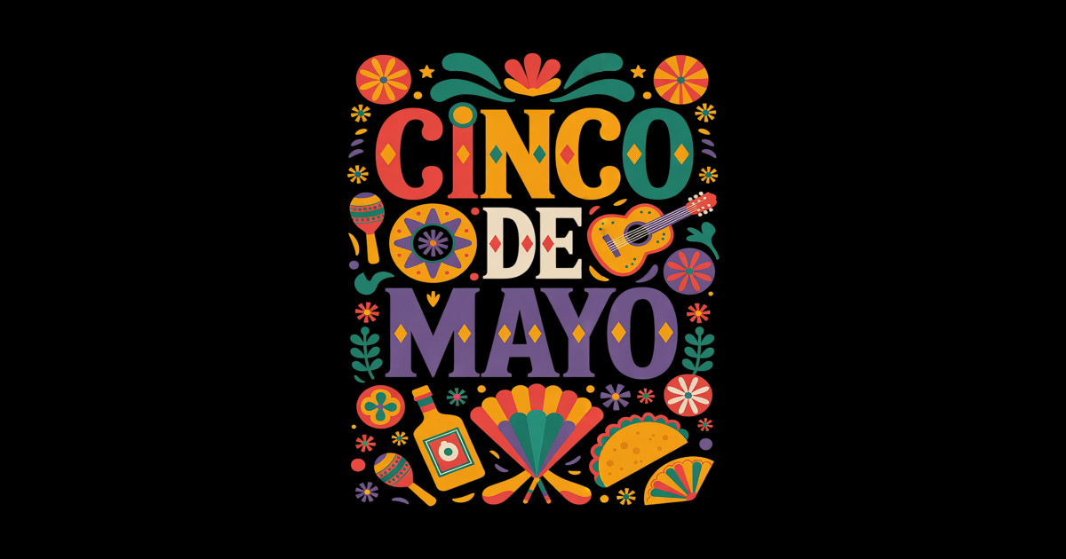 Cinco De Mayo Mexican Taco 5 De Mayo Lets Fiesta Party - Cinco De Mayo ...