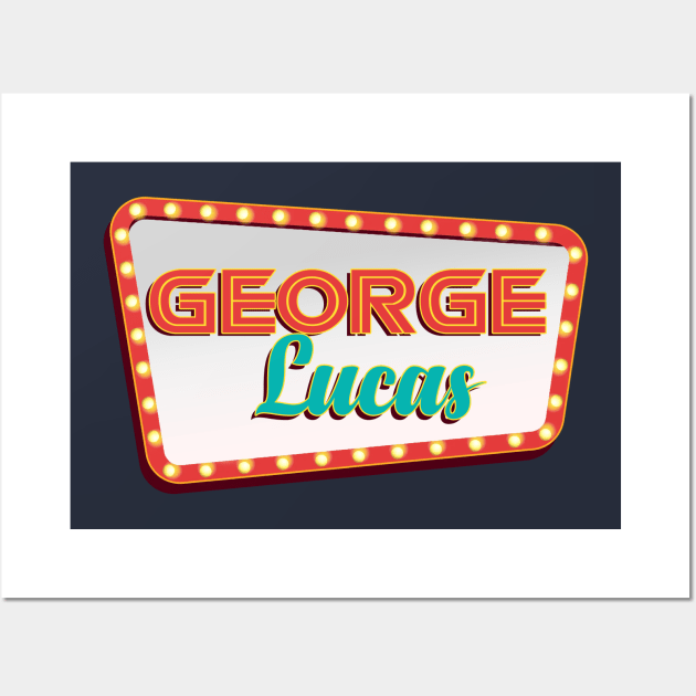 George Walton Lucas Jr. // Lightboard Style Typography Design - George ...