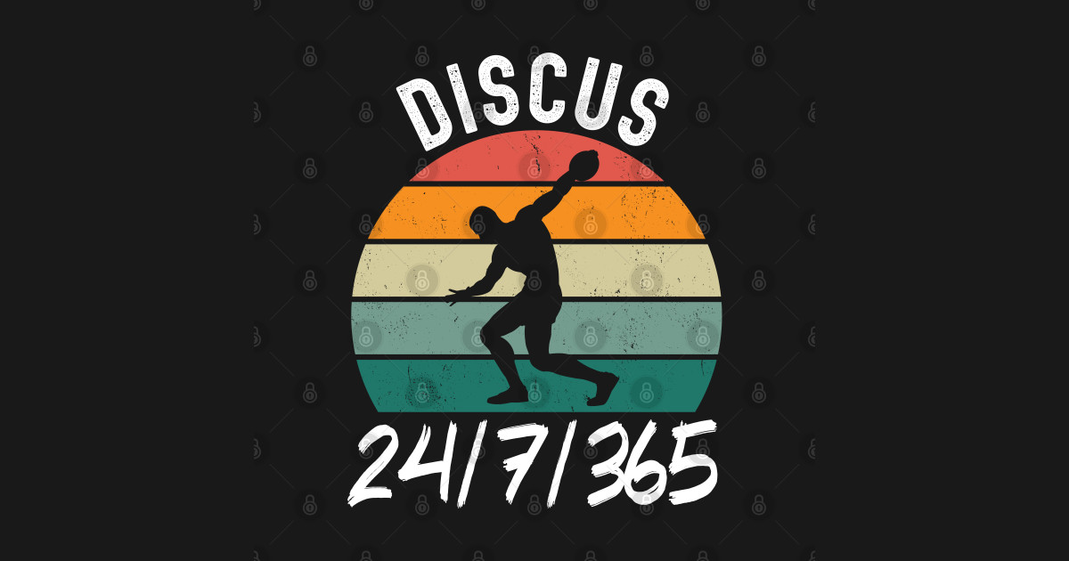 Discus 24/7/365 - Discus - T-Shirt | TeePublic