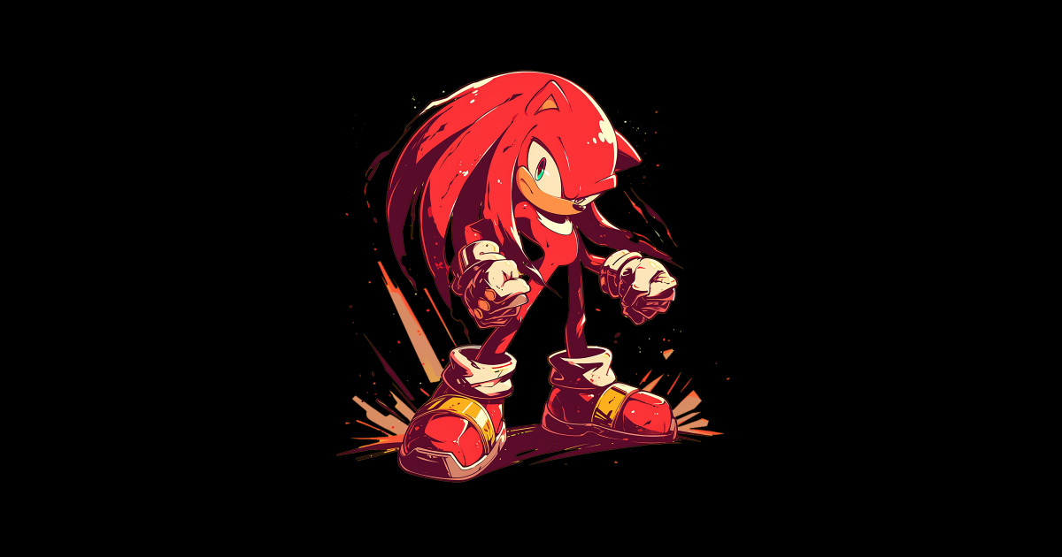 knuckles - Knuckles - Sticker | TeePublic