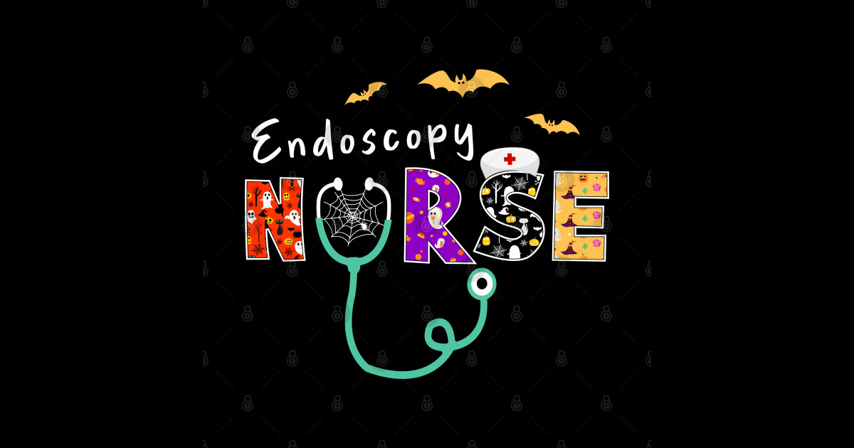 Endoscopy Nurse Halloween Costume - Nurse Halloween - Sticker | TeePublic