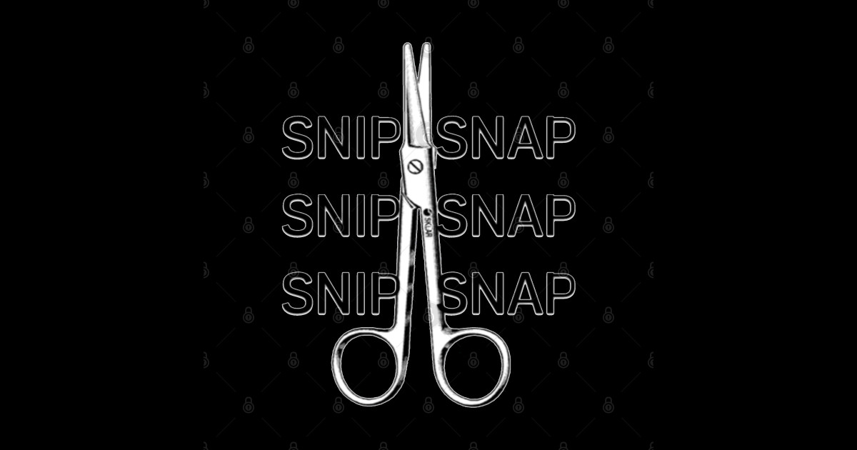 The Office - Snip Snap! - The Office Quote - Sticker | TeePublic