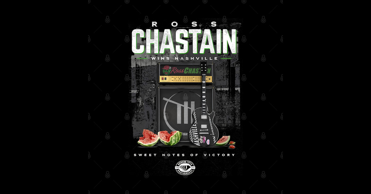 Ross Chastain Ally 400 Race Winner - Ross Chastain - Sticker | TeePublic