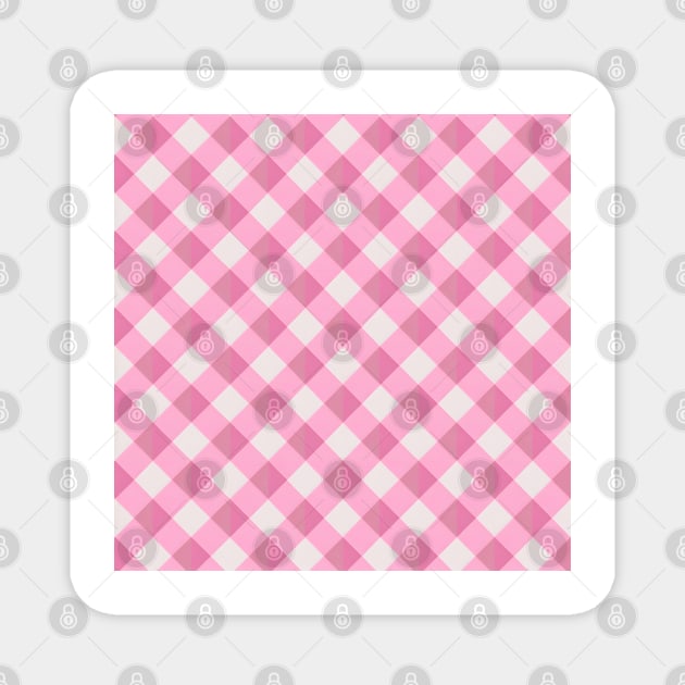 PINK DIAMOND DESIGN, DIAMOND PATTERN - Diamond Pattern - Magnet | TeePublic
