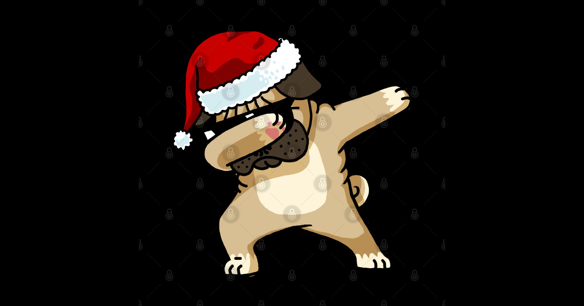 Dabbing Pug Shirt Cute Pug Dab Shirt Christmas Pugly Sweater ...