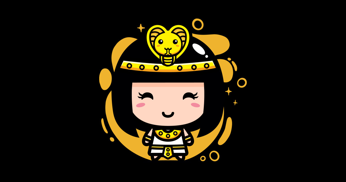Cute Kawaii Cleopatra Egyptian Queen // Chibi Style Cleopatra ...