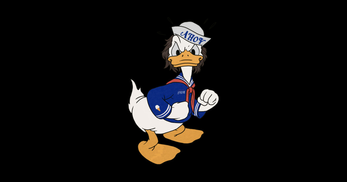 Steve Duck - Stranger Things - Magnet | TeePublic