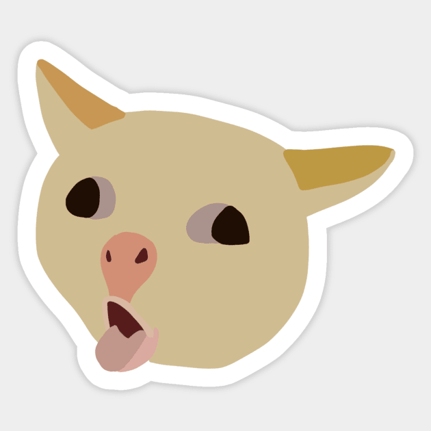 Coughing Cat Meme - Meme - Sticker | TeePublic