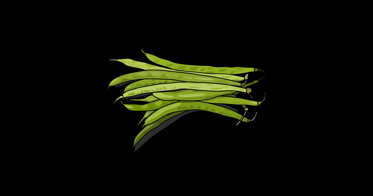 Green beans cartoon illustration - Green Beans Cartoon Illustration ...