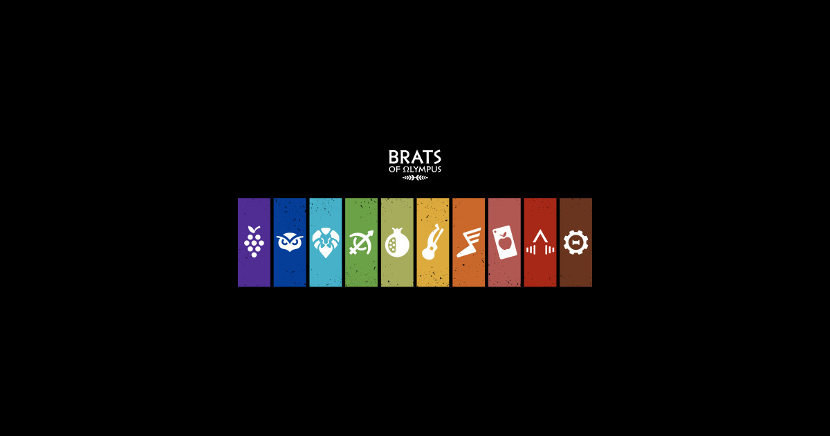 Brats Symbols - Greek Mythology - Sticker | TeePublic