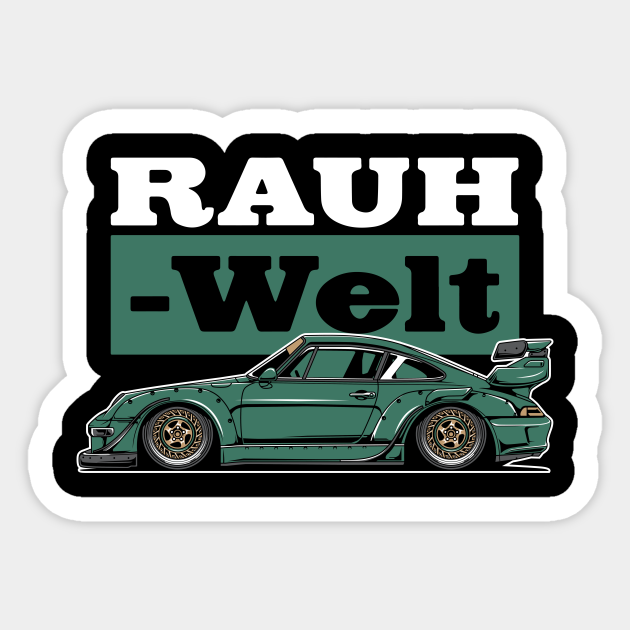RWB-Green - Rauh Welt Begriff - Sticker | TeePublic