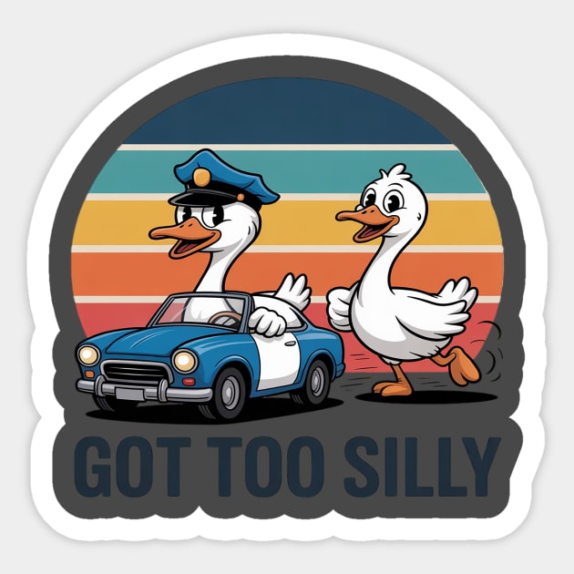 Got Too Silly Funny Goose Meme Silly Goose Jail - Got Too Silly Funny ...