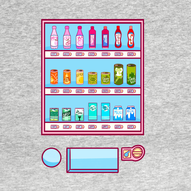 kawaii vending machine - Vending Machine - T-Shirt | TeePublic