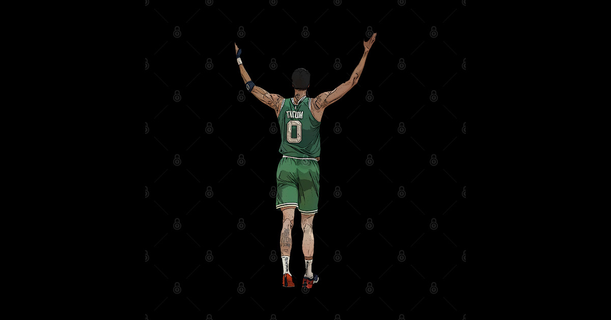 Jayson Tatum #0 Cartoon basketball - Jayson Tatum - Sticker | TeePublic