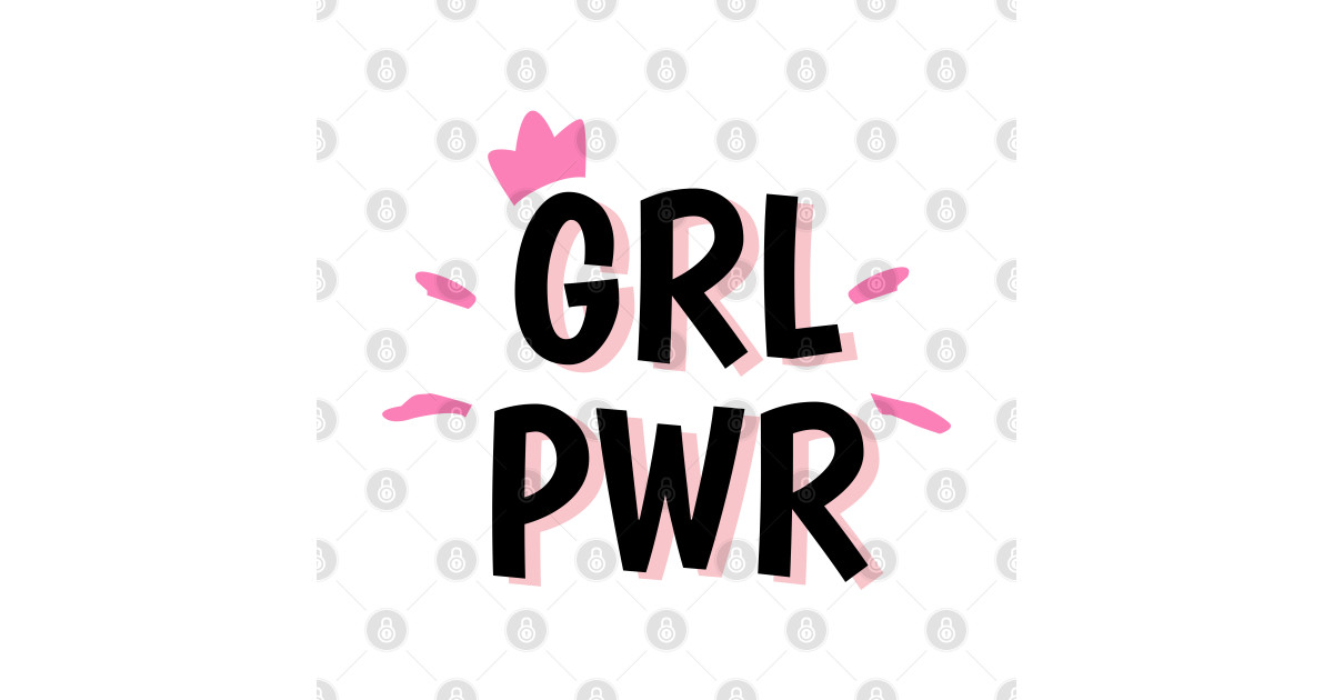 Grl pwr cute design - Grl Pwr Festival - T-Shirt | TeePublic