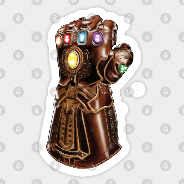 Infinity Gauntlet - Infinity War - Sticker | TeePublic