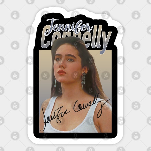Jennifer Connelly // 80s Vintage Aesthetic Style // - Jennifer Connelly ...