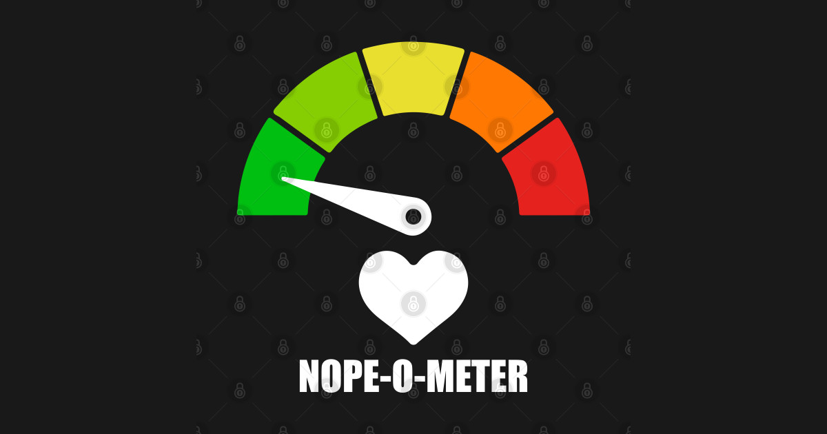 Meter Series - NOPE-O-METER 2 - NOPE ICONS - Gauge Level 1 - Lovely ...