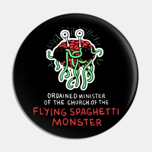 Flying Spaghetti Monster Logo Pins and Buttons for Sale | TeePublic