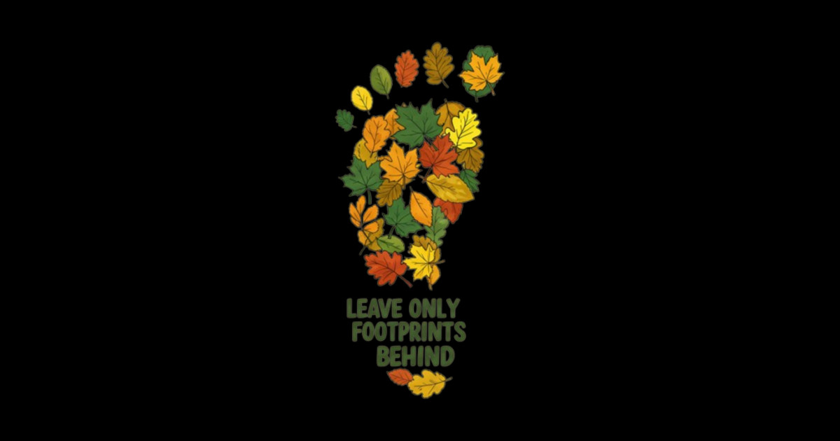 Leafprint Legacy - Nature Footprint - Sticker | TeePublic
