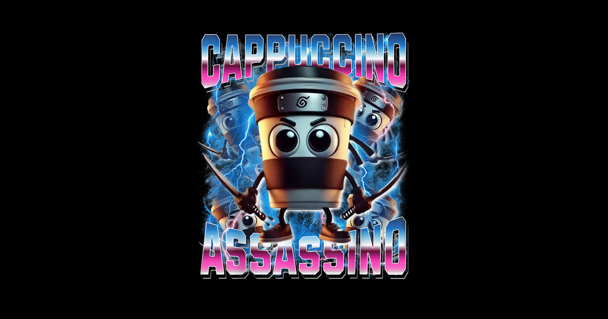 Cappuccino Assassino Italian Brainrot Funny Cappuccino Meme ...