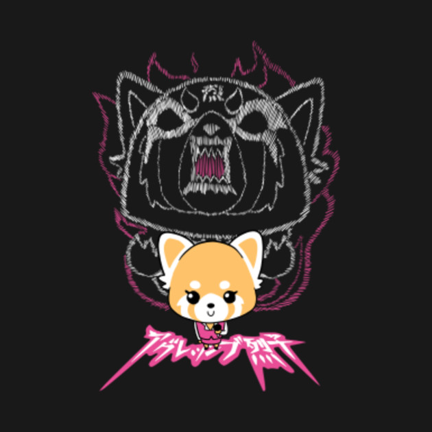 Release the rage, Retsuko (Black Version) - Aggretsuko - T-Shirt ...