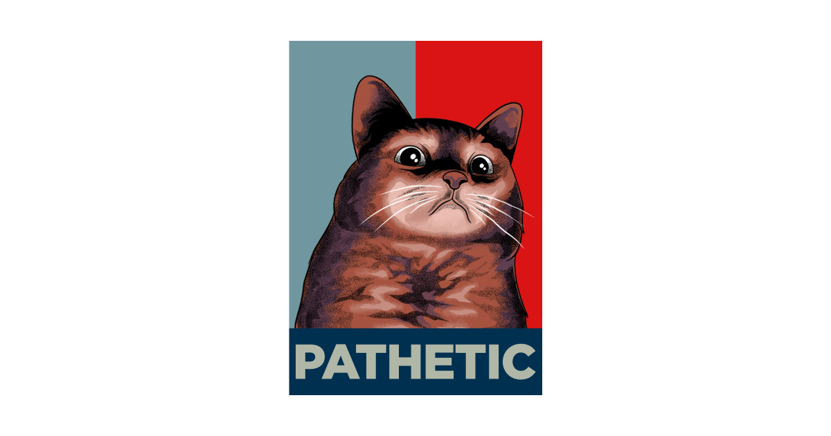 pathetic cat meme - Pathetic Cat Meme - T-Shirt | TeePublic