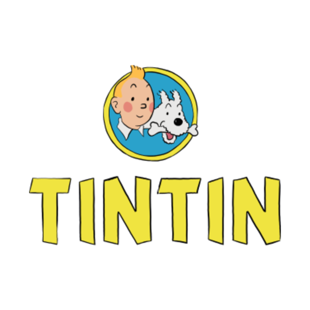 Tintin logo - Tintin - Tapestry | TeePublic