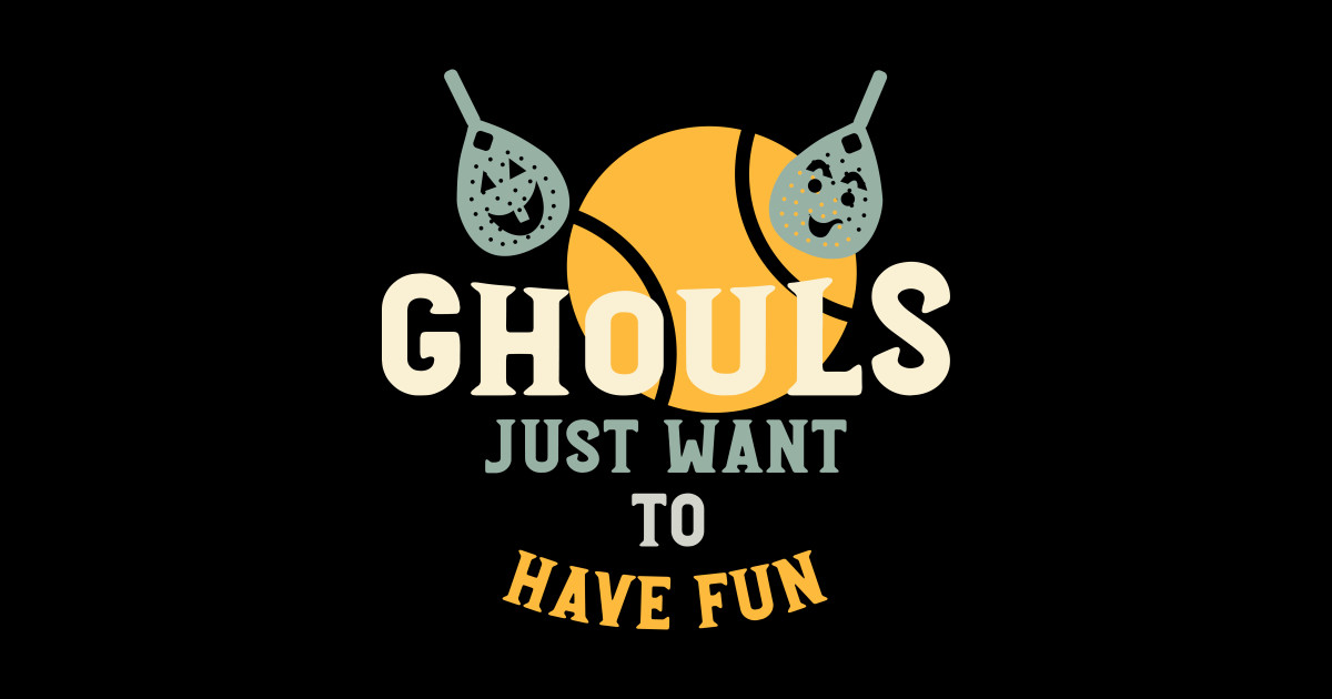 Halloween Padel Pun Ghouls - Padel - Posters and Art Prints | TeePublic