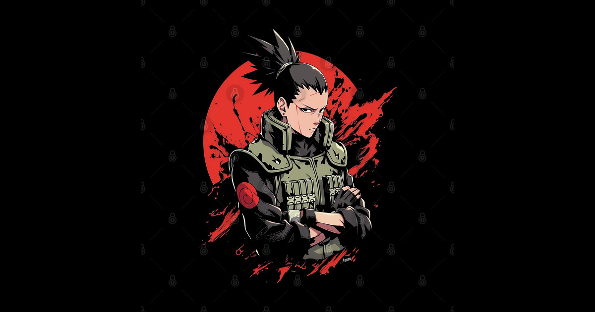 nara shikamaru - naruto - Naruto - Sticker | TeePublic