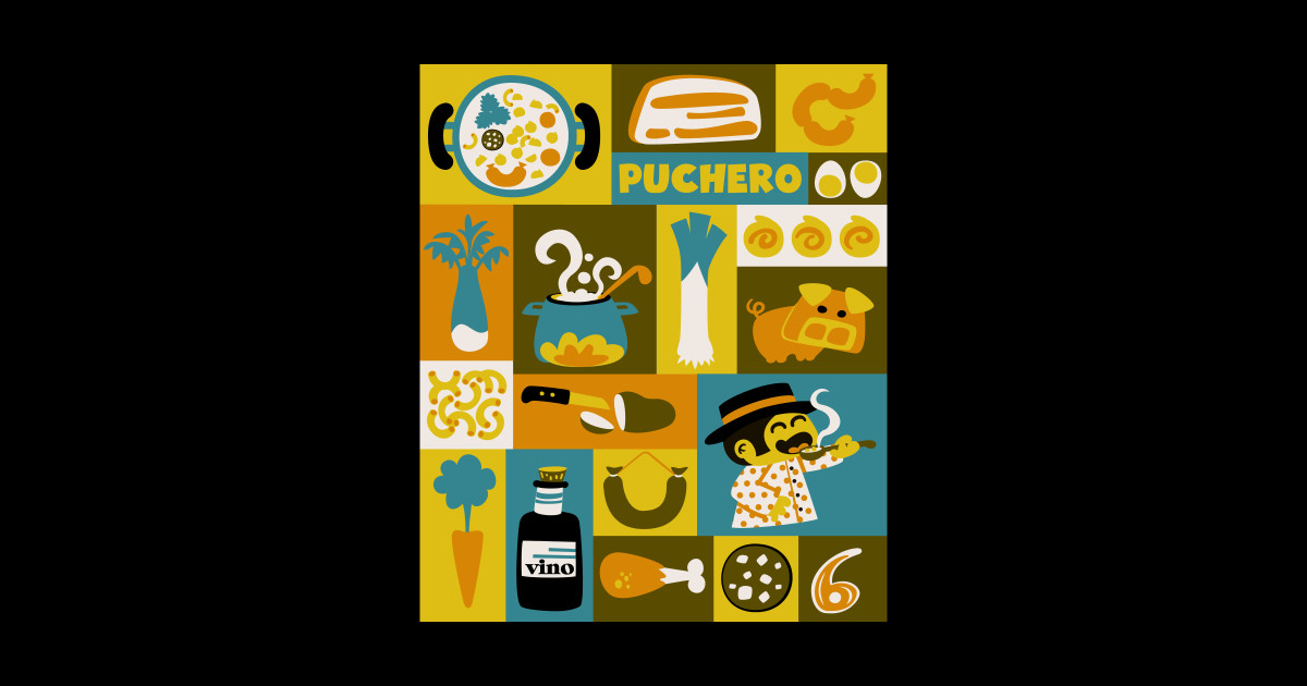 Puchero Andaluz - Puchero - Sticker | TeePublic