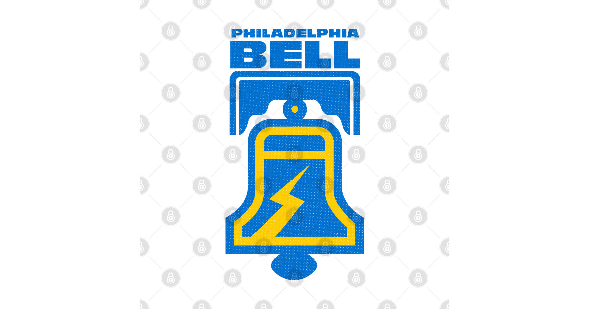 Defunct Philadelphia Bell World Football League 1974 - Philly - T-Shirt ...