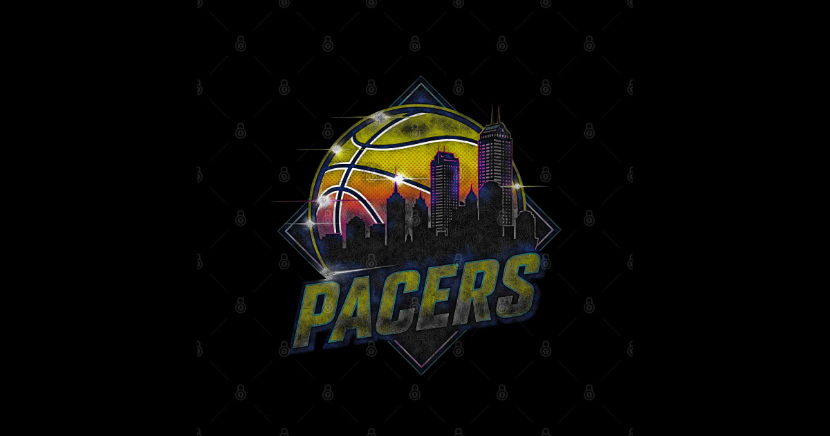 Indiana Pacers Logo - Indiana Pacers Logo - Sticker | TeePublic