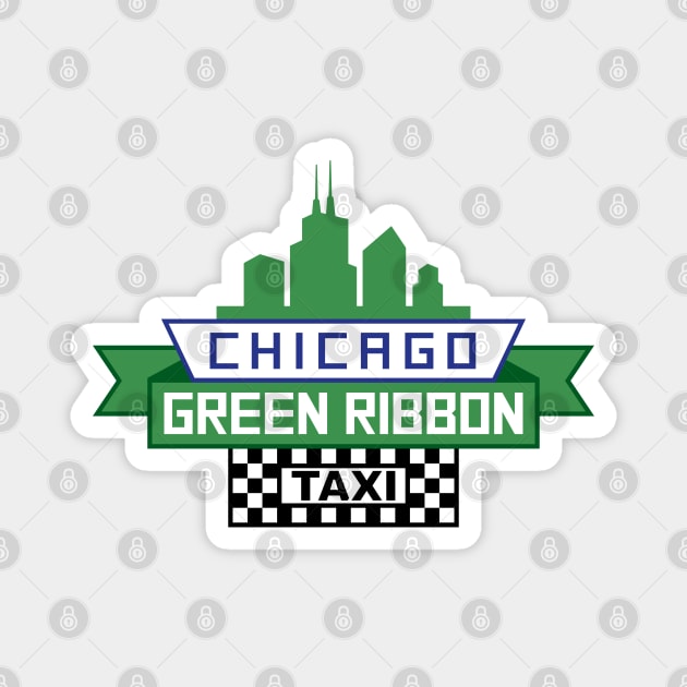 Chicago Green Ribbon Taxi Logo - Fan Art illustration - Tv Shows ...